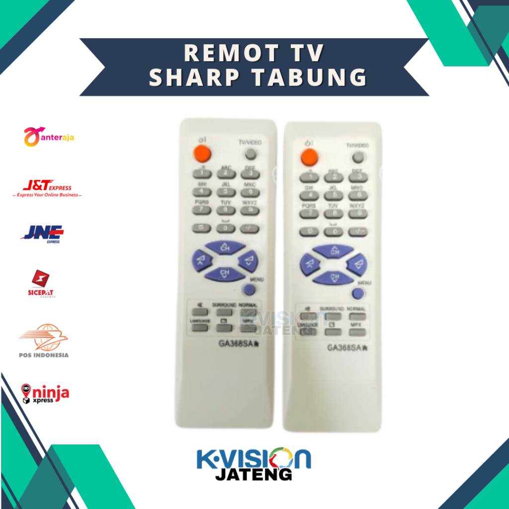 Jual Remote TV Tabung Sharp GA368SA 368 Alexander Baru Termurah ...