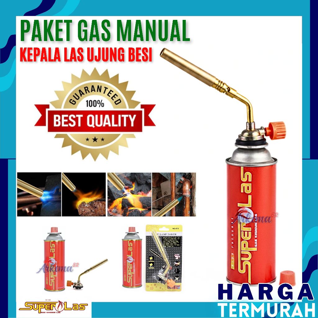 Jual PAKET TORCH LAS DAN GAS MANUAL / PORTEBLE GAS TORCH | BLANDER LAS ...