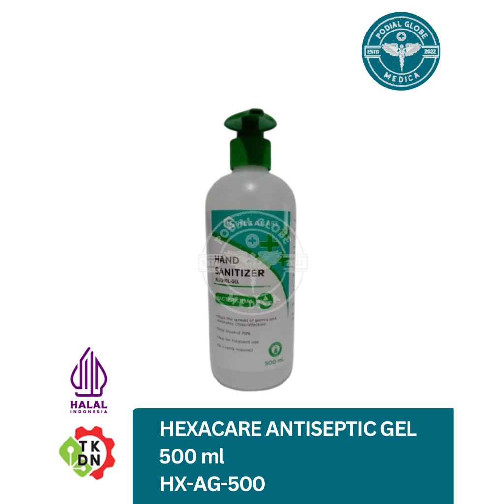 Jual Hexacare Antiseptic Gel 500 ml | Shopee Indonesia