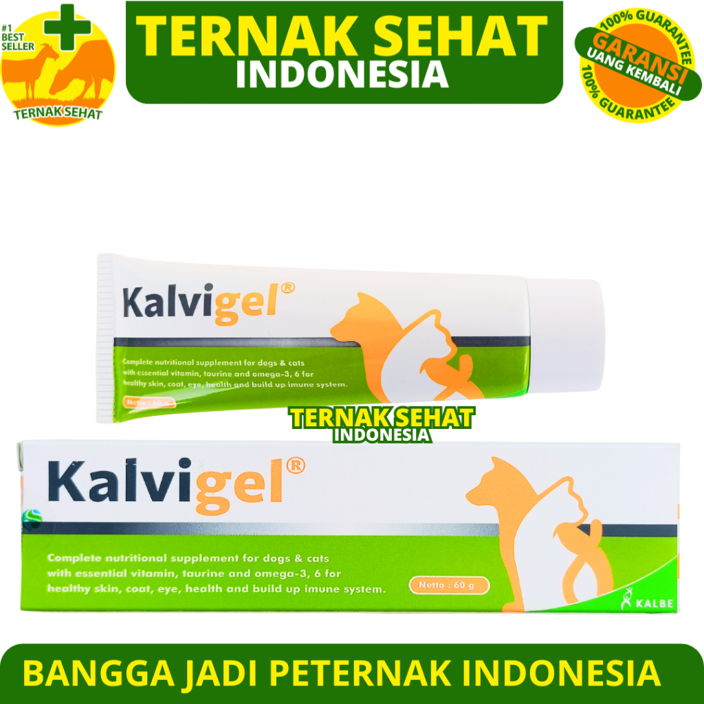 Jual KALVIGEL 60 GRAM - Vitamin Kucing Anjing Tingkatkan Nafsu Makan ...