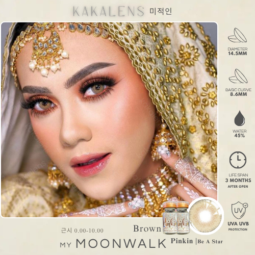 Jual Soflens KAKALENS Soflens My Moonwalk Brown Soflen Normal dan Minus ...