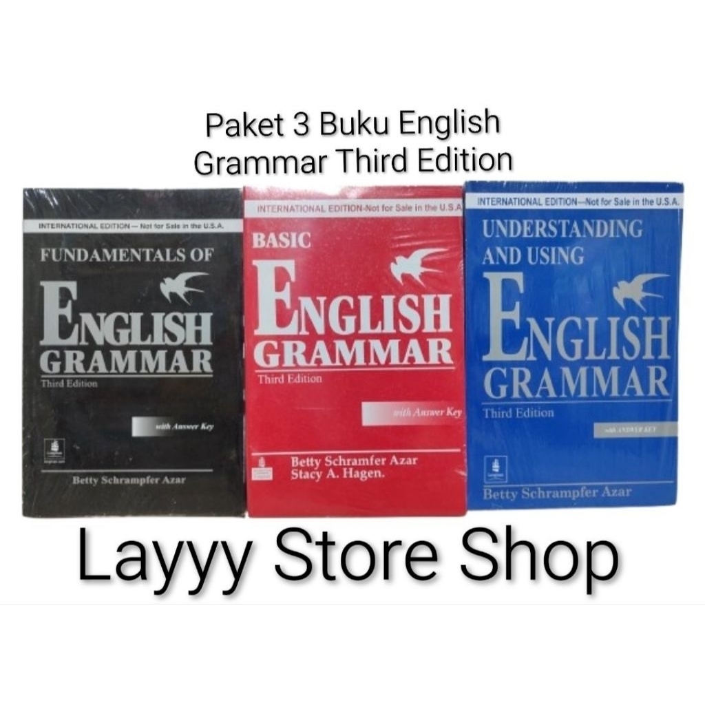 Jual Paket 3 Buku English Grammar Third Edition Betty S. Azar | Shopee ...
