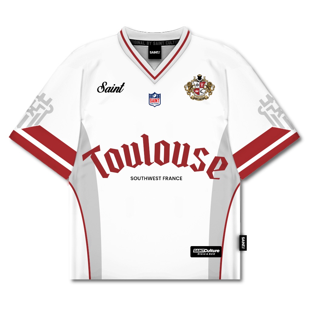 Jual Saint Culture / Toulouse / Jersey Vintage Oversize Rugby Retro ...