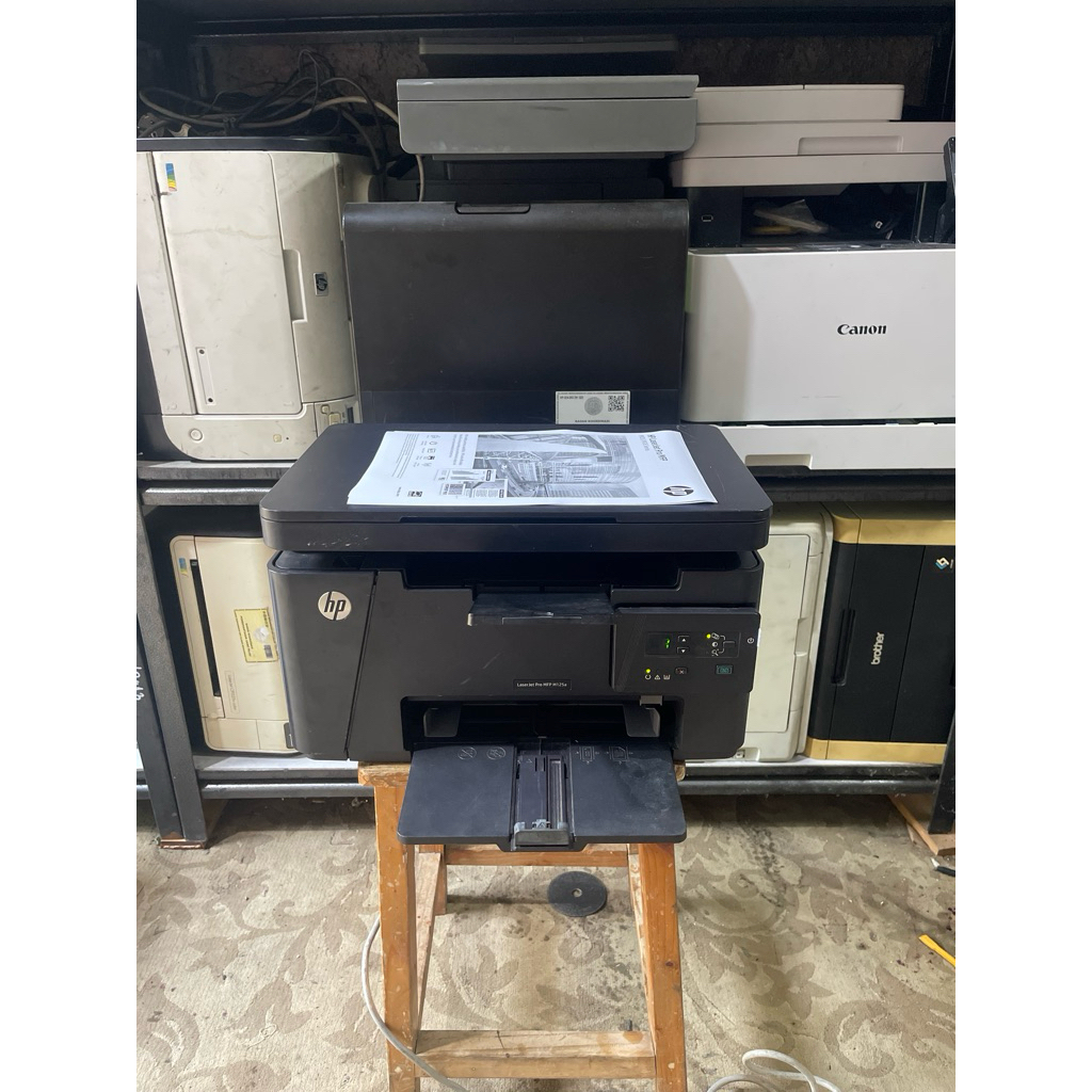 Jual Printer Laserjet pro MFP m125a hasil seperti di gambar toner baru ...
