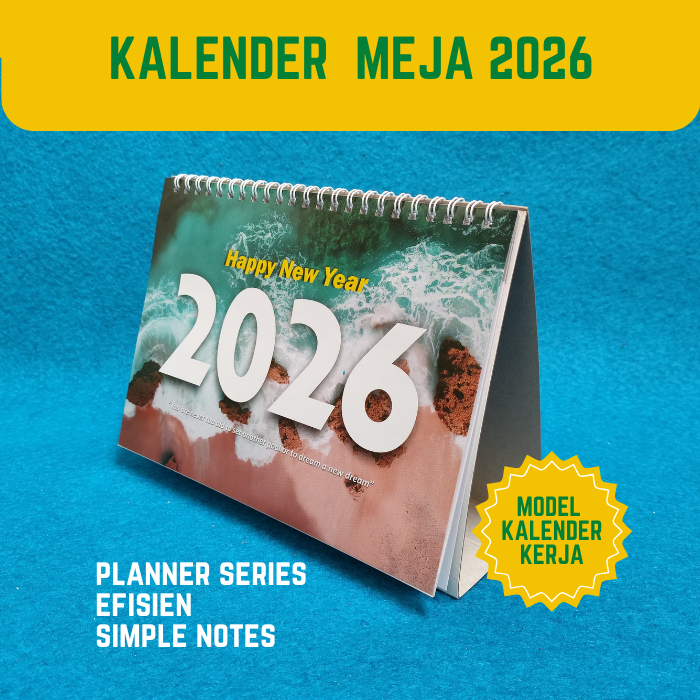 Jual PROMO KALENDER MEJA 2026 - KALENDER DUDUK 2026 SERI SIMPLE PLANNER ...