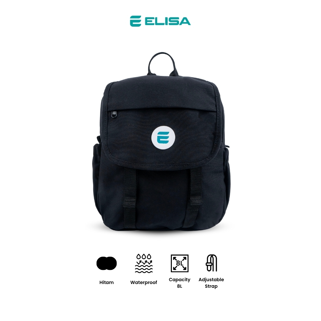 Jual ELISA - TAS VERA Mini Backpack 12 inch Hitam | Shopee Indonesia