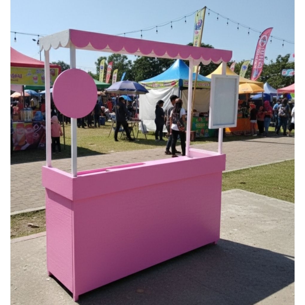 Jual Booth lipat portable, meja jualan, booth dimsum, booth atap, meja ...