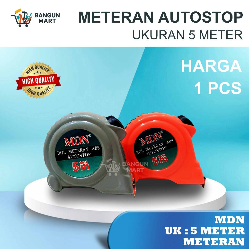 Jual Alat Meteran Gulung 5M Alat Ukur Gulung Ukuran 5 Meter / Power ...