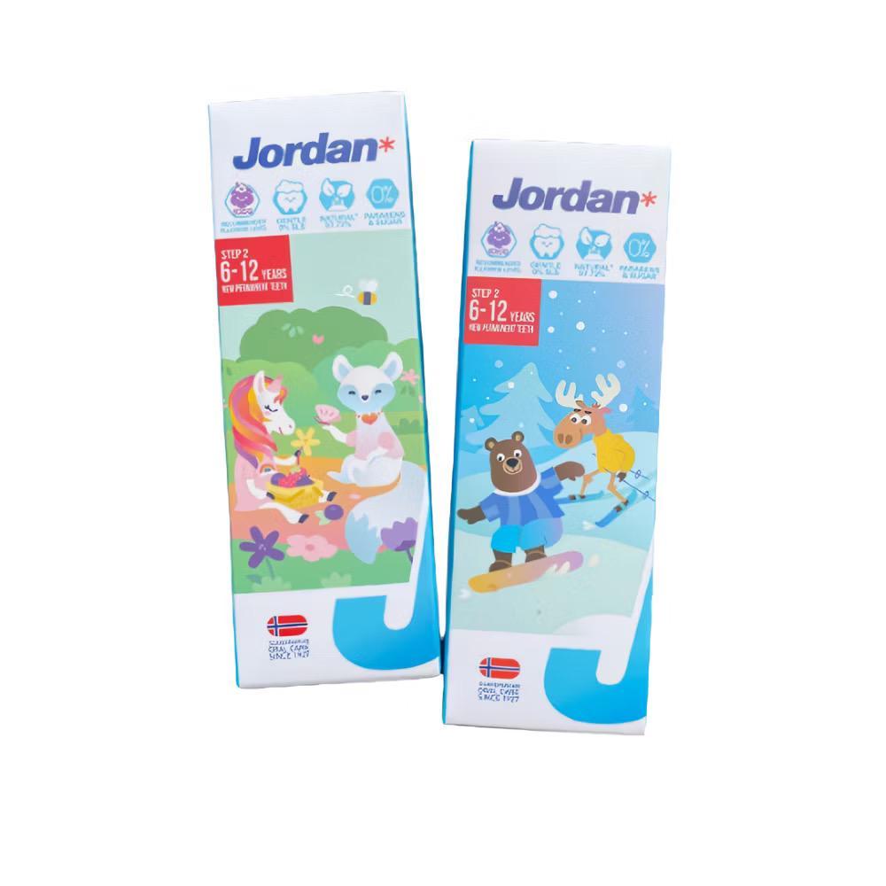 Jual JORDAN Oral Care Kids Toothpaste Step 2 - Pasta Gigi Step 2 (6-12 ...