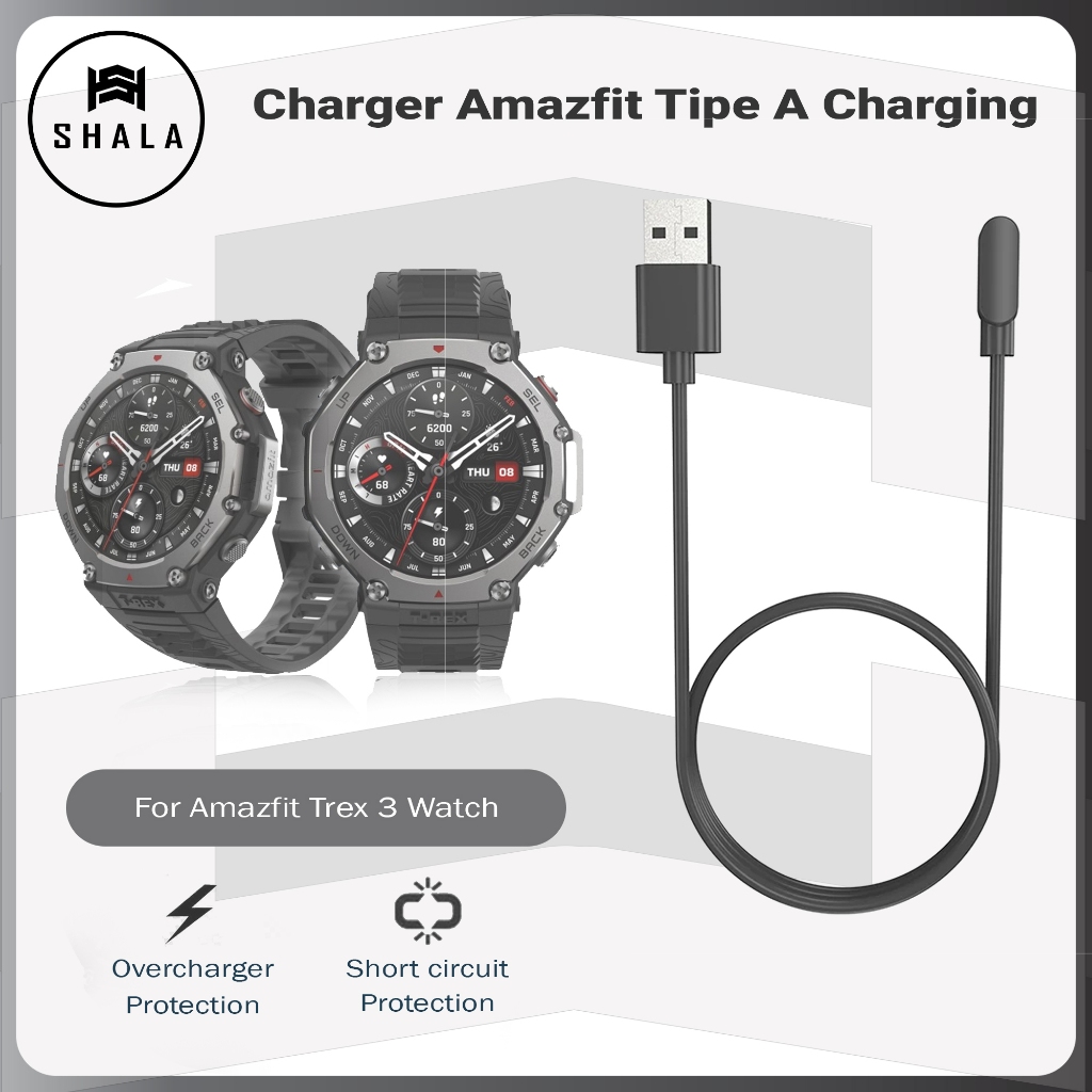 Jual Kabel Charger Amazfit Trex 3 Smartwatch Tipe A Charging | Shopee ...