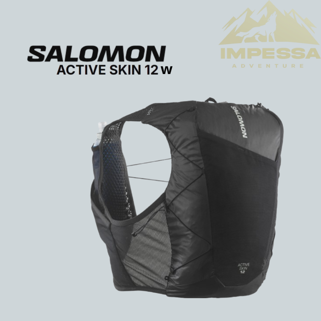 Jual Salomon Active Skin 12 W Original – Tas Lari Wanita Hydration Vest ...