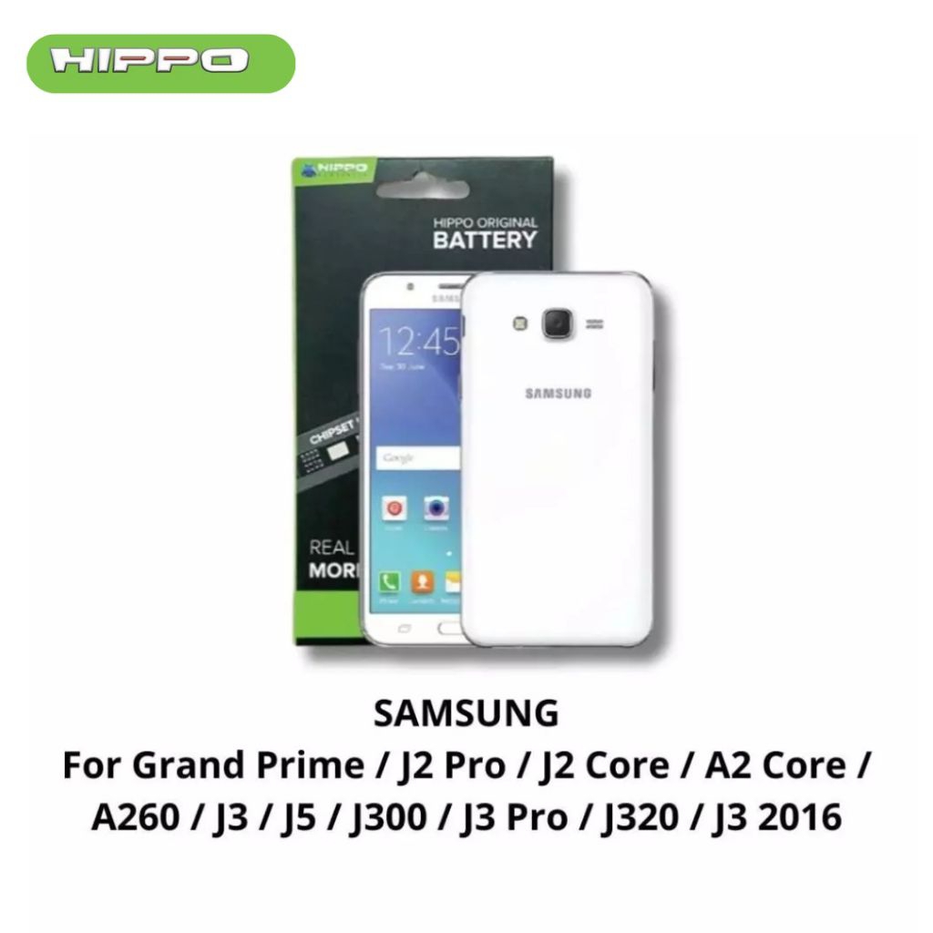 Jual HIPPO baterai Samsung G530 3450mah Grand Prime J2 Prime J2 Pro A2 ...
