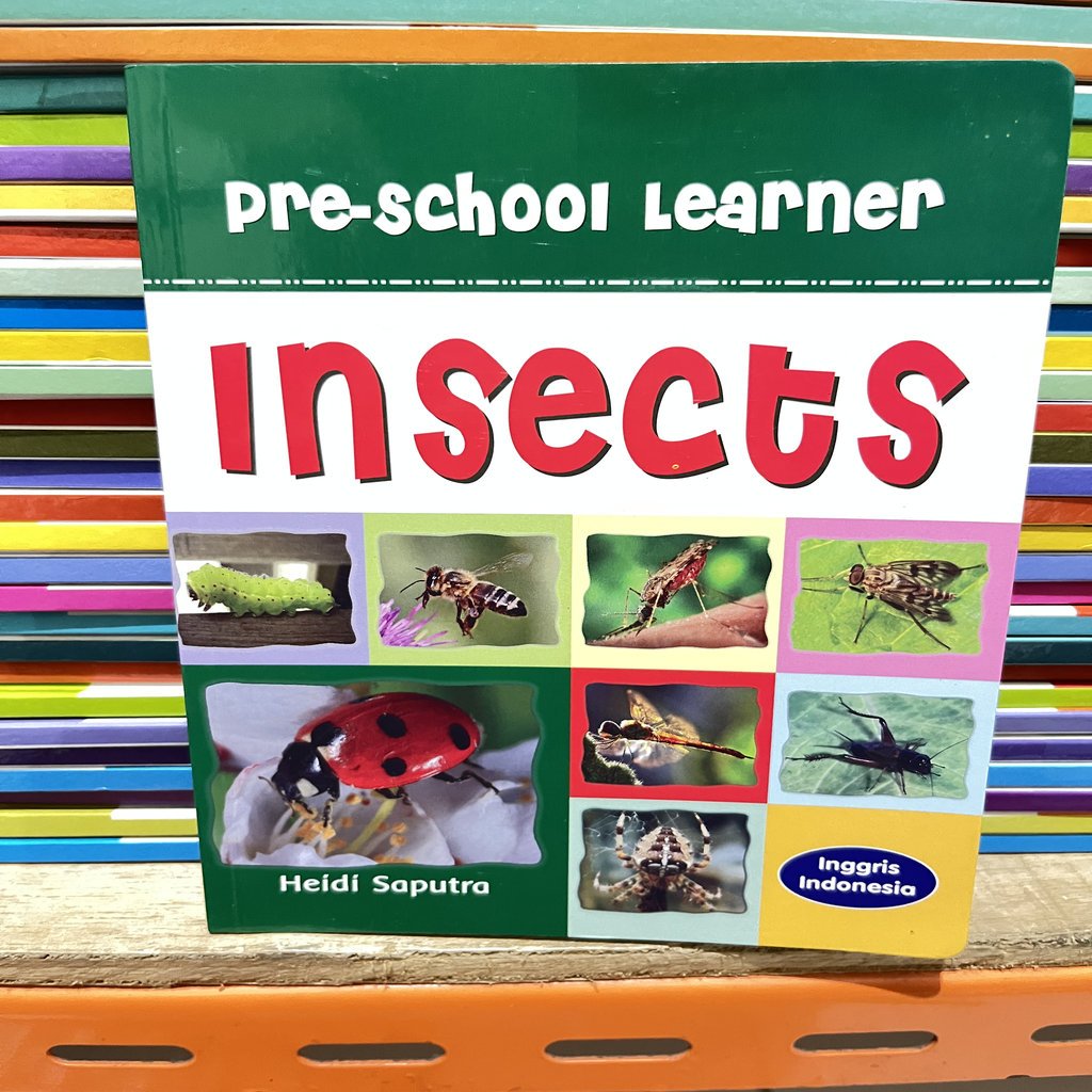 Jual BUKU PRE-SCHOOL LEARNER INSECTS | Shopee Indonesia