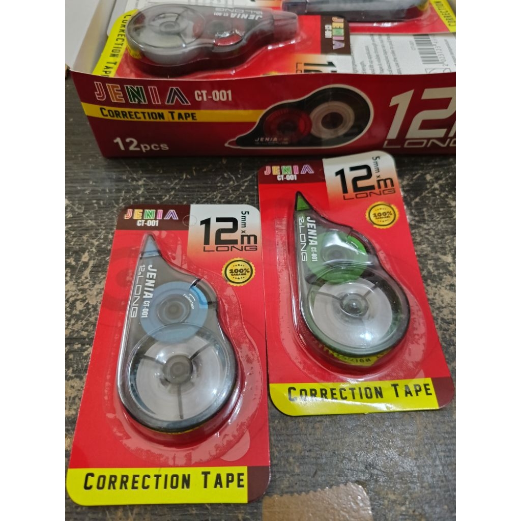 Jual (12 pcs) correction tape tipe X penghapus kertas correction roll ...