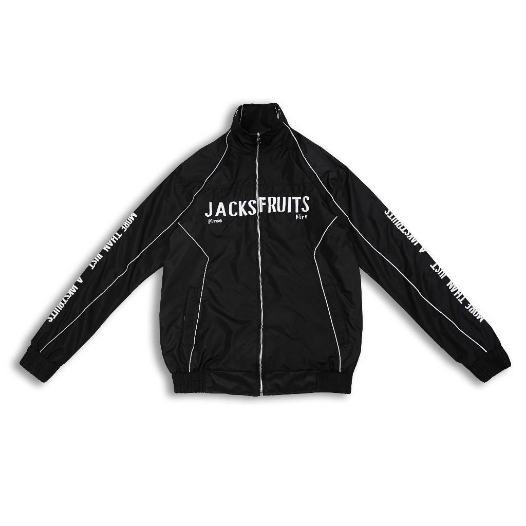 Jual Salvio Hexia Slash Track Suit Jacket Jackfruits Reflektif Black ...