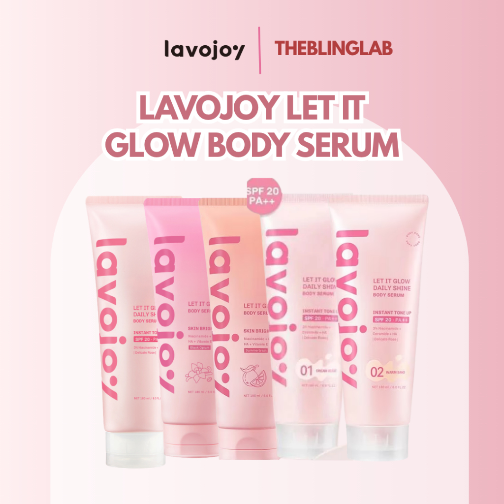 Jual LAVOJOY | Let It Glow Body Serum SPF Tone Up Summertrain Black ...