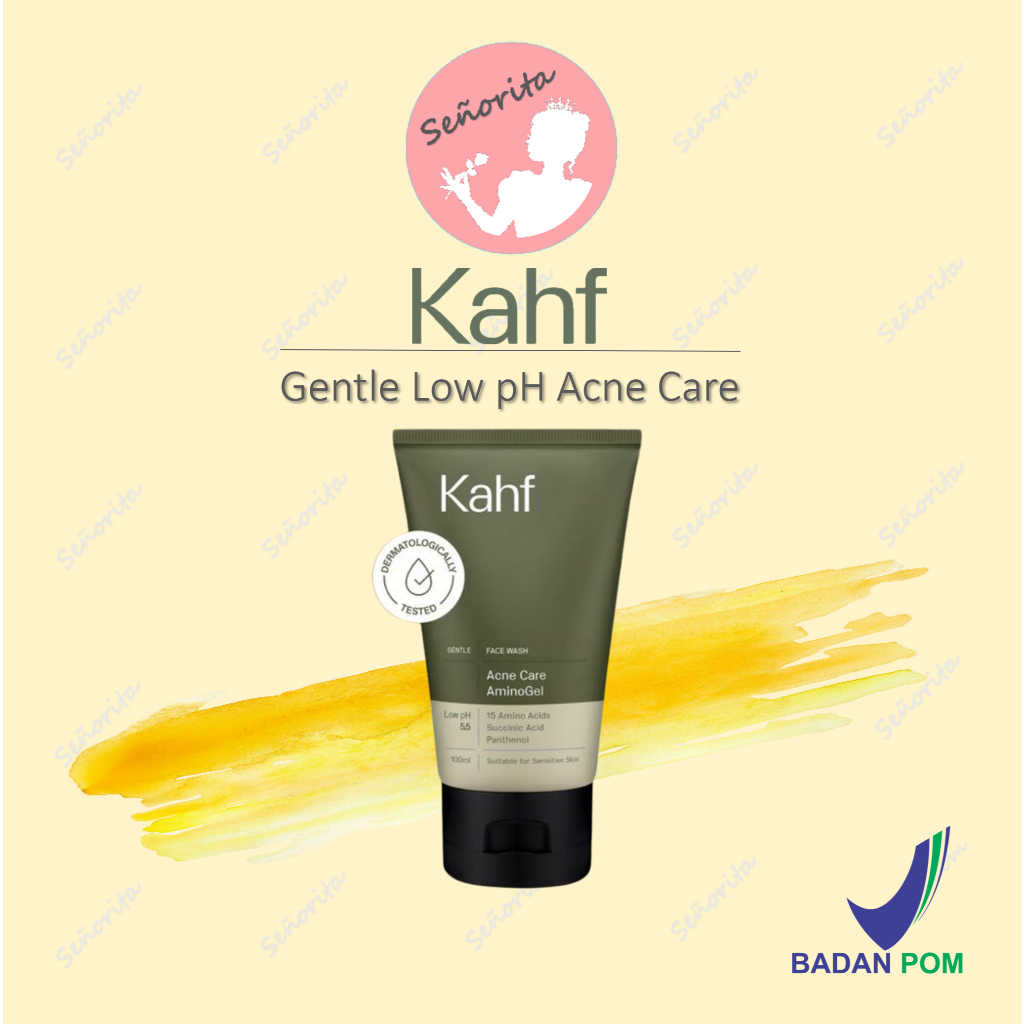 Jual KAHF Acne Care Amino Gel Face Wash 100 ml | Shopee Indonesia