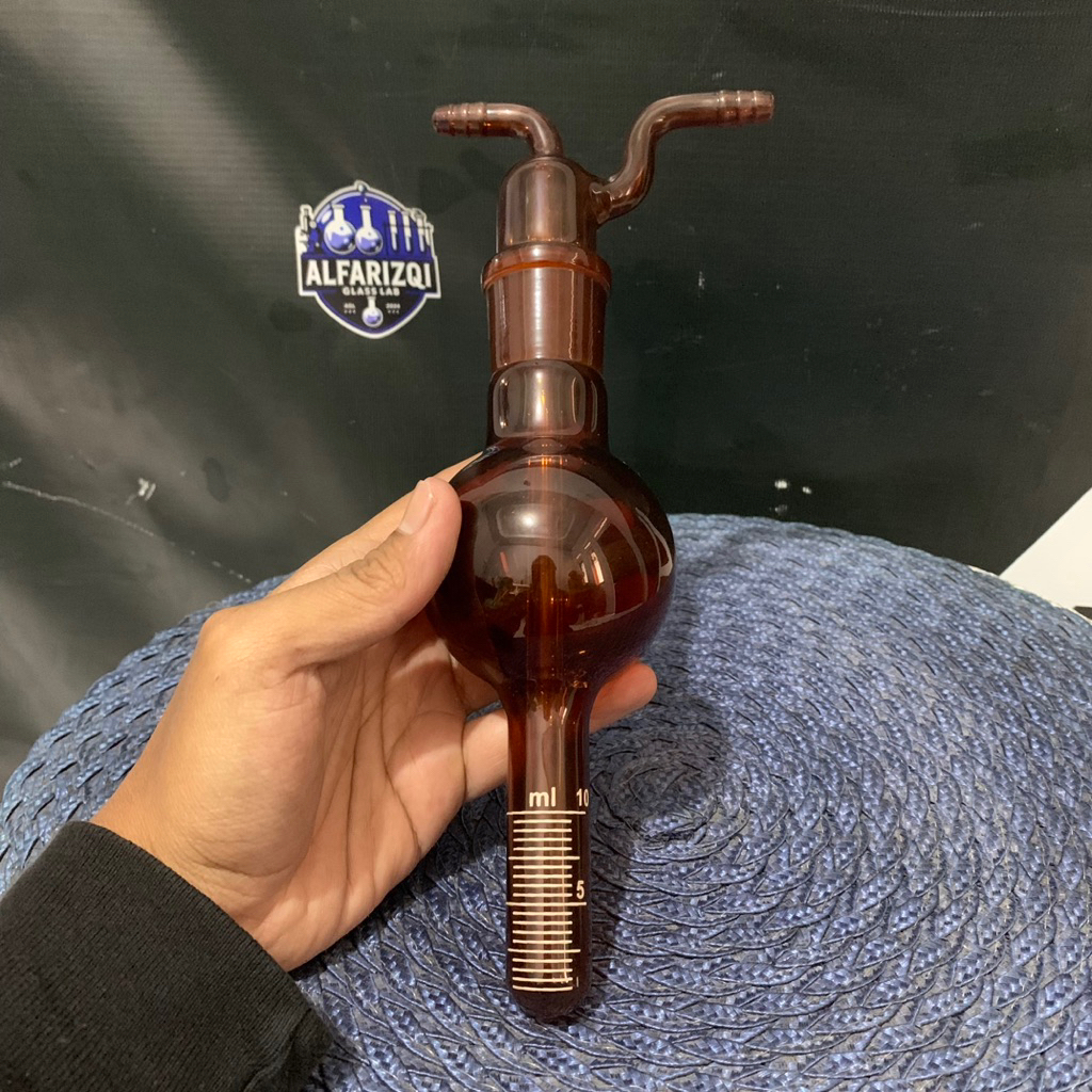 Jual impinger buble midget amber coklat for NO2 + filter | Shopee Indonesia