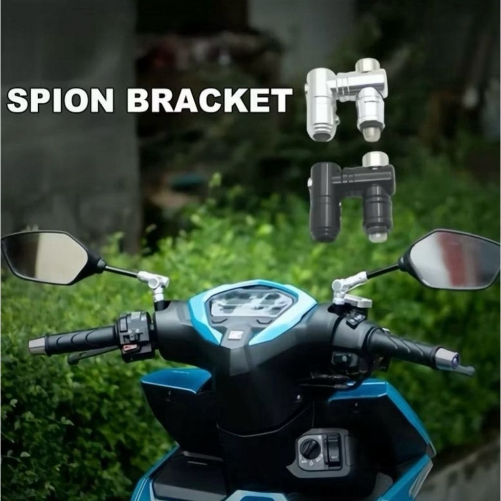 Jual Adaptor Arm Bracket Spion Full CNC 360 Degree CNC Mirror Leg ...