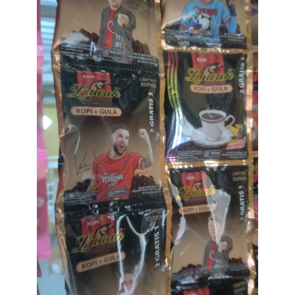 Jual Kopi Luwak Sachet + Gula 23 gram 1 Renceng (15 Sachet) | Shopee ...