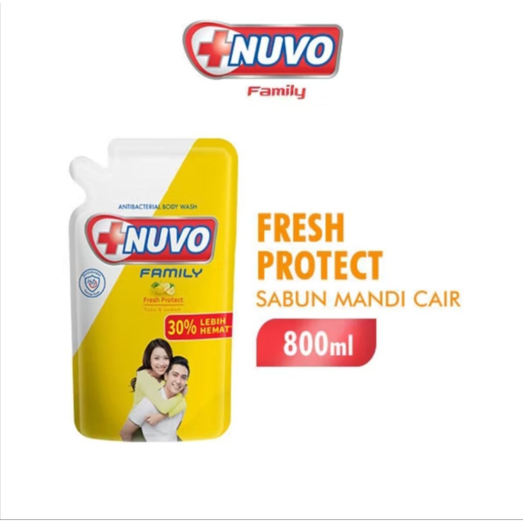 Jual sabun cair Nuvo kuning 800ml | Shopee Indonesia