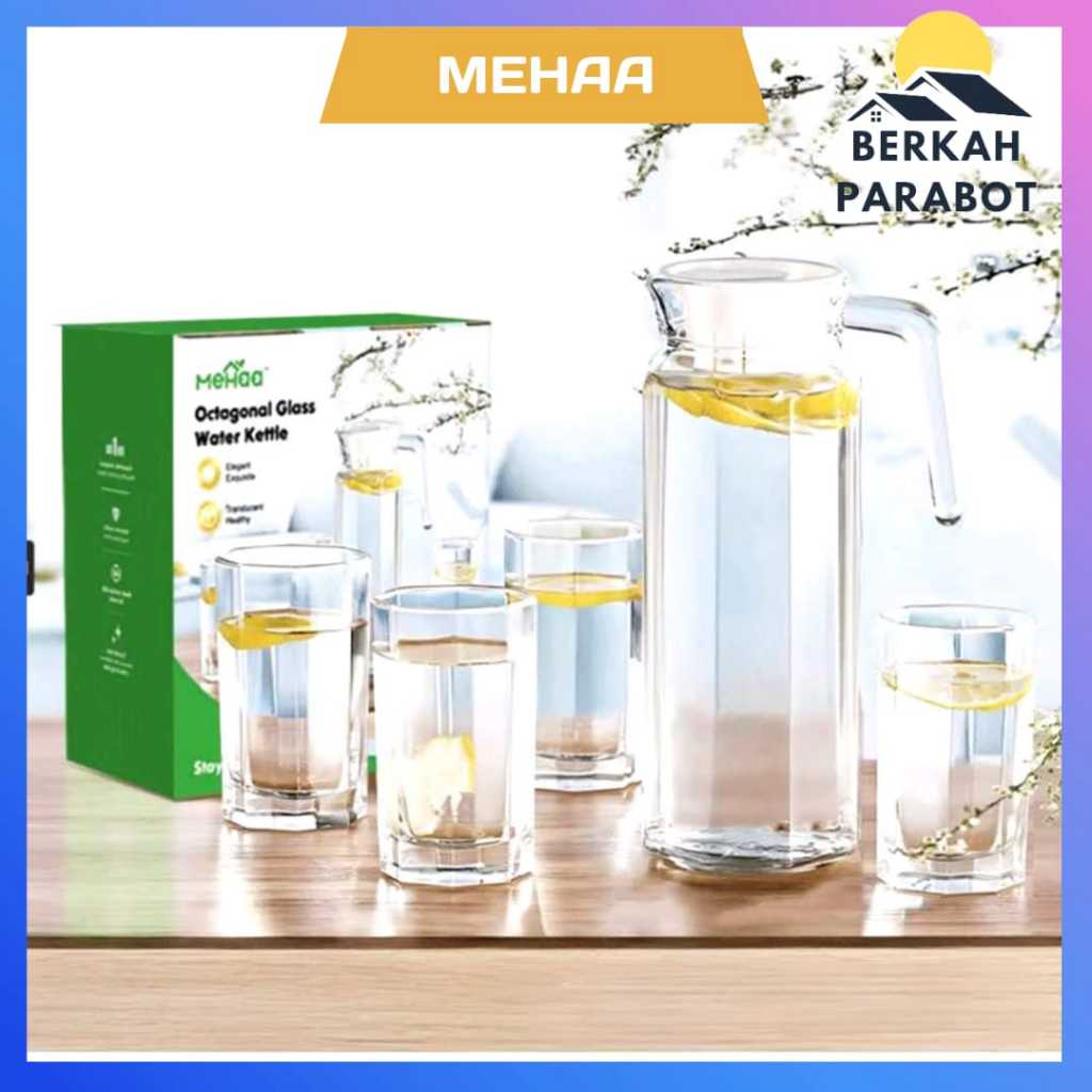 Jual Pitcher Teko Set Drink Set Mehaa Besar isi 5 pcs | Shopee Indonesia