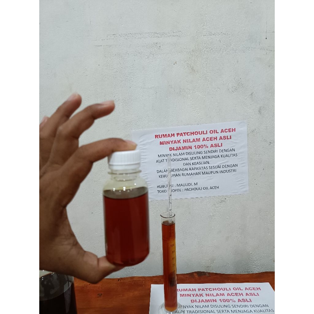 Jual MINYAK NILAM ACEH ASLI 100% netto 50 Ml | Shopee Indonesia