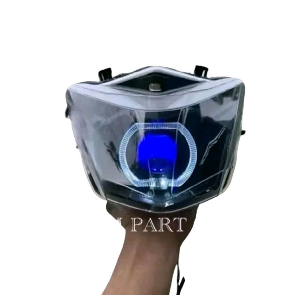 Jual Reflektor Lampu Depan Biled 3,5 inci Beat Esp 2016-2019 Terpasang ...