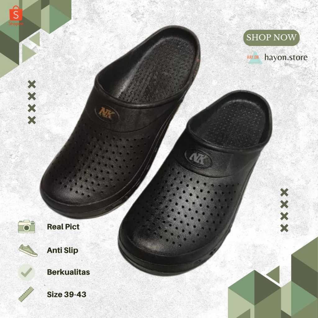 Jual SANDAL SELOP CROCSS KARET EMPUK ANTI AIR PVC SANDAL PRIA MURAH ...