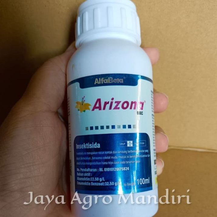 Jual ARIZONA Insektisida 100ml | Abamektin 22.5 + Emamektin 32.5 | Formula 55 EC Ampuh Ulat Daun ...