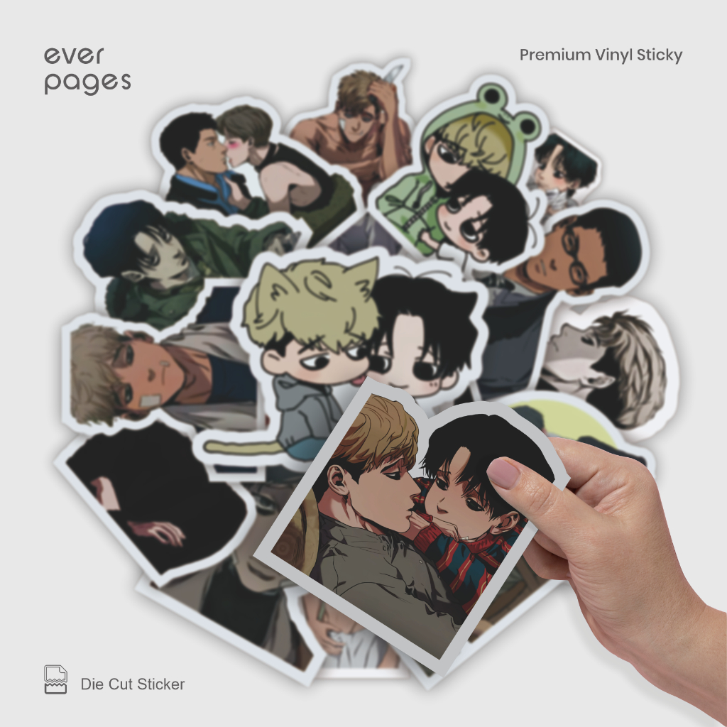 Jual (25 pcs) Sticker Manhwa Killing Stalking Waterproof - Laptop, HP ...