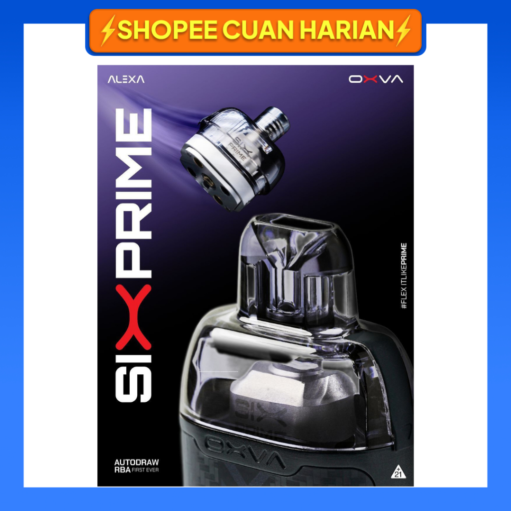 Jual NEW RBA SIX PRIME BY OXVA X ALEXA SPECIAL FOR VPRIME EDITION 100% AUTHENTIC | Shopee Indonesia