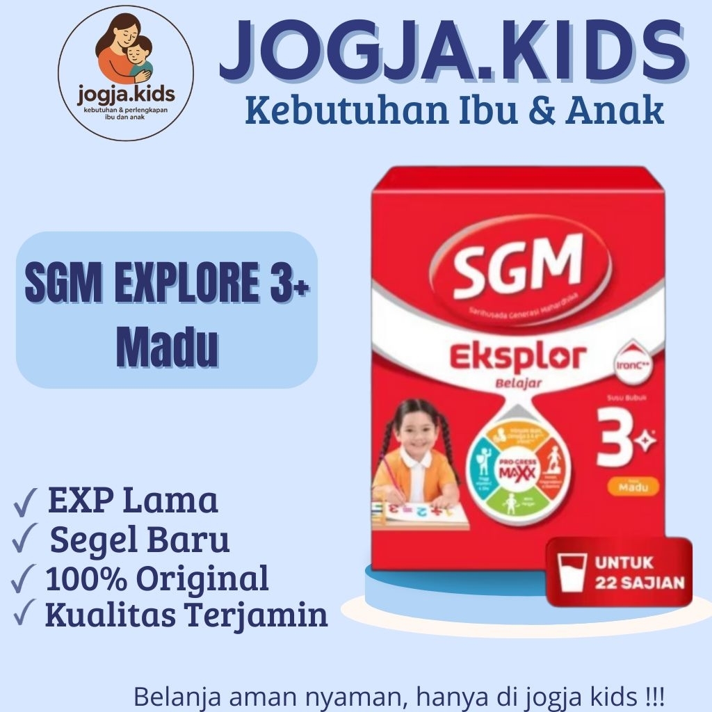 Jual [LANGSUNG KIRIM - TERMURAH] SGM EXPLORE 3+ 900gr MADU ED 2027 COD ...