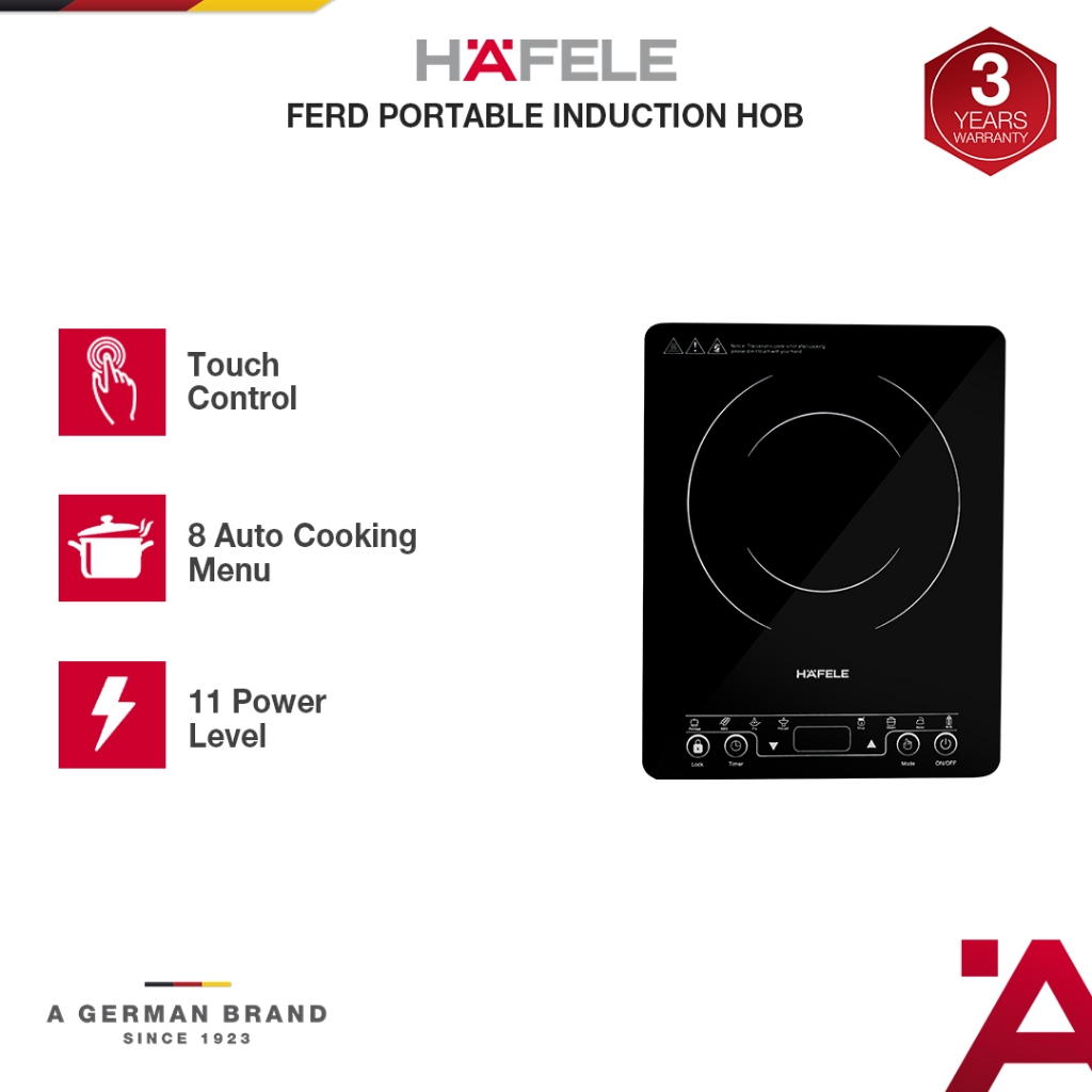 Jual Hafele Ferd Kompor Induksi Listrik Portable - Induction Hob Hitam ...