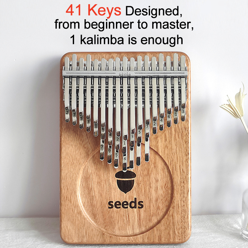 Jual Piano jempol buah 41 nada (kunci C) piano jempol piring kalimba ...