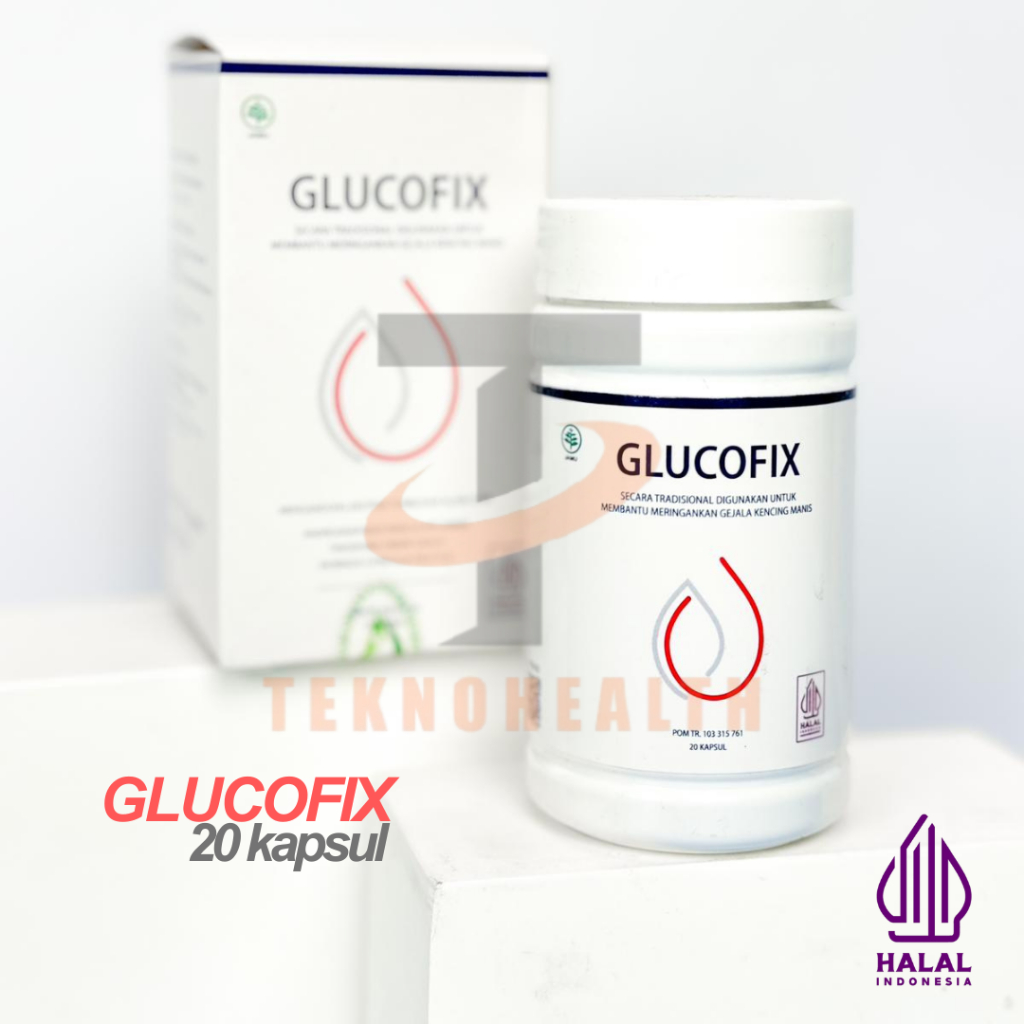 Jual TEKNOHEALTH Glucofix Herbal Diabetes Original 20 Kapsul | Shopee ...