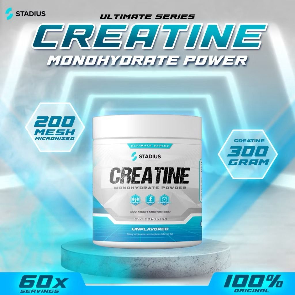 Jual Stadius Creatine Monohydrate 60 Serv 300gr | Mesh200 Pump Volume ...