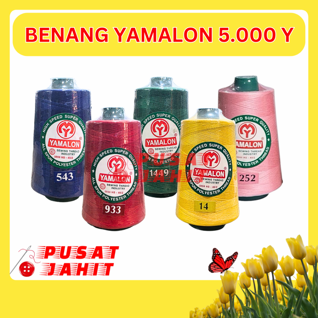 Jual 5000 Yard - Benang Jahit Yamalon Besar 5000 Yard | Shopee Indonesia