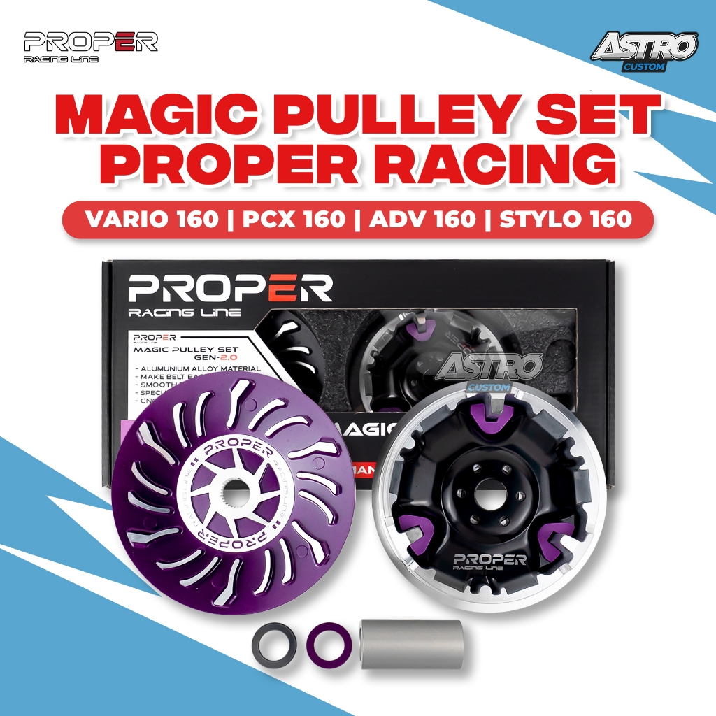 Jual Proper Magic Pulley Set Vario PCX ADV Stylo 160 KIZ Gen 2 Rumah ...