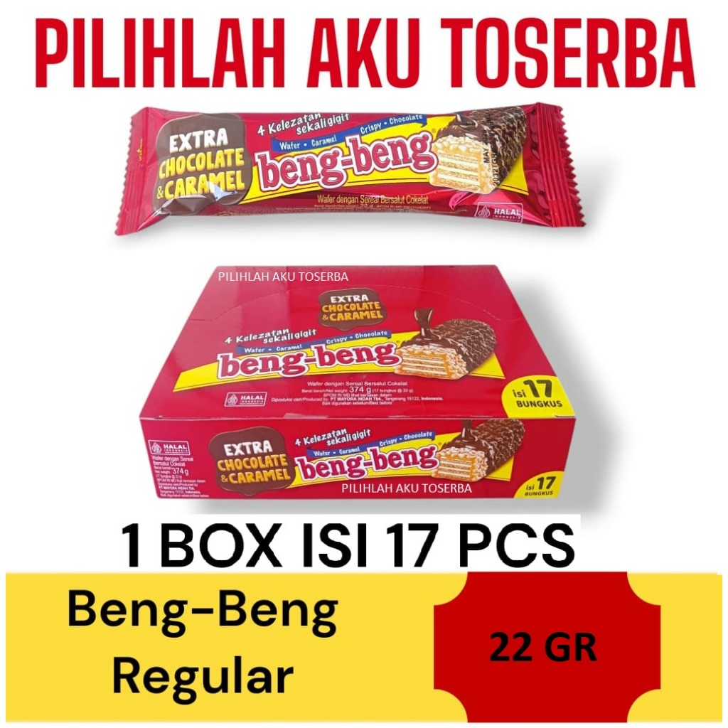 Jual Beng-Beng Regular - Beng-Beng Coklat 22 gr - ( HARGA PER BOX ...