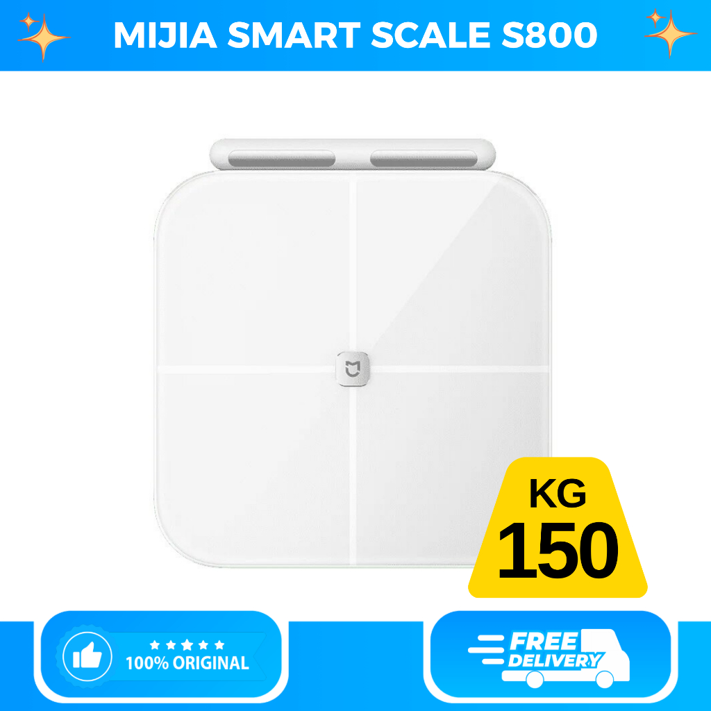 Jual Mi Mijia Scale S800 Smart Body Fat Scale BIA – Timbangan Digital ...