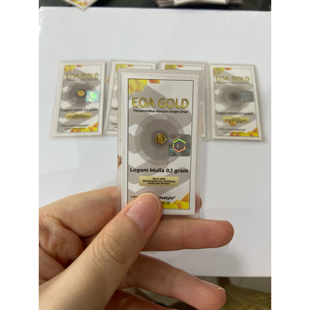 Jual LM EOA GOLD 0.1 GRAM | Shopee Indonesia