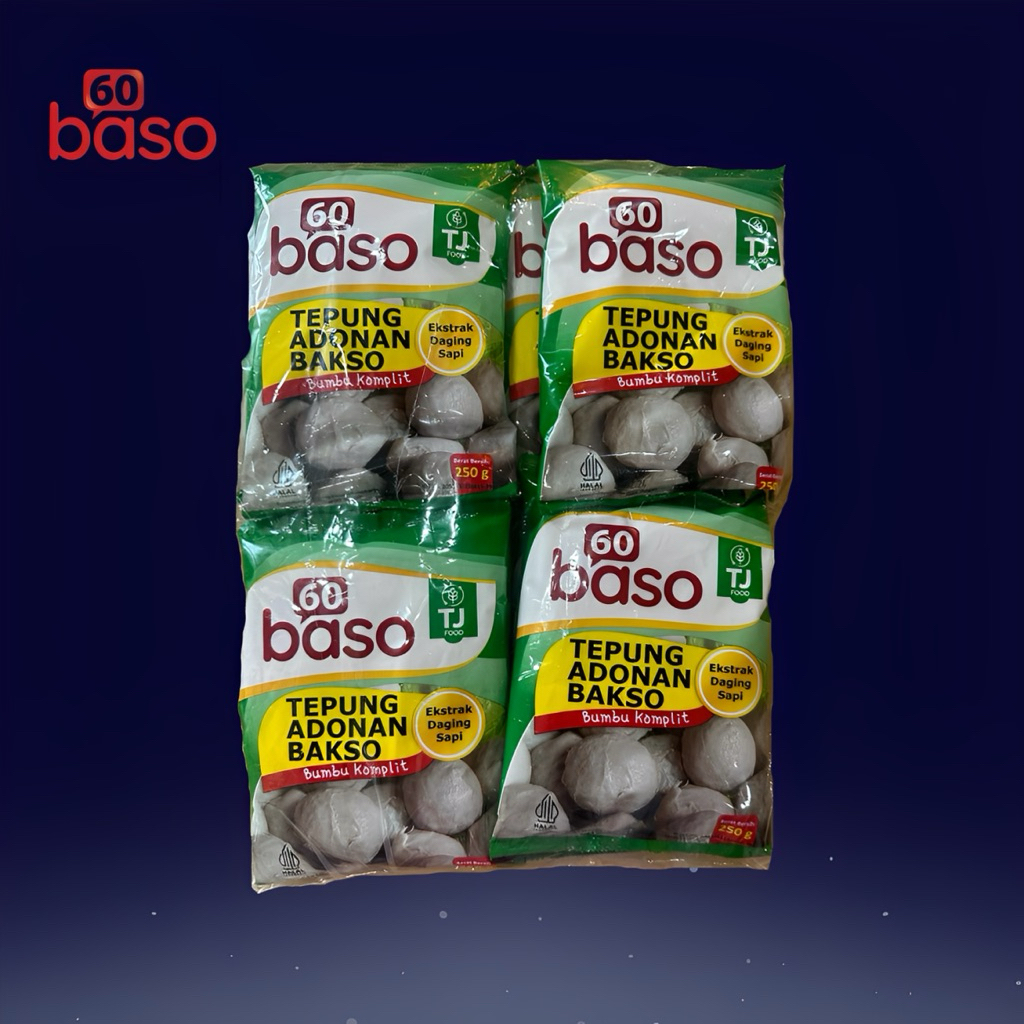 Jual Tepung adonan bakso gobaso 250gr (1 pack isi 8pcs) | Shopee Indonesia