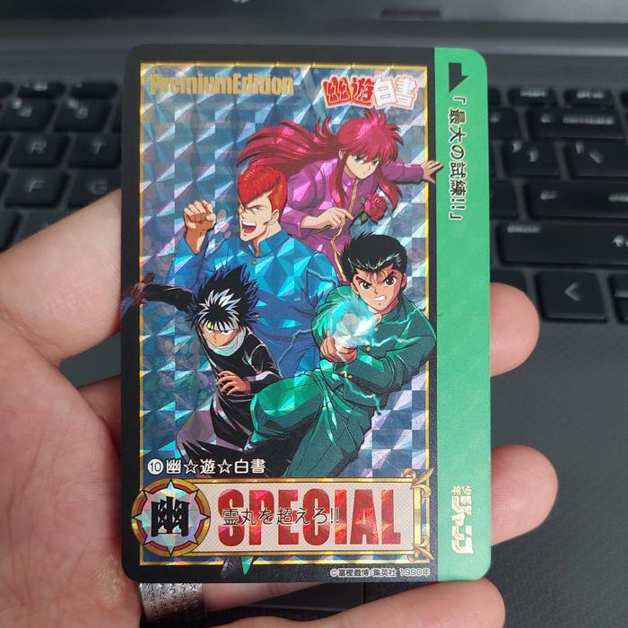 Jual Kartu Jump Weekly Yuyu Hakusho Urameshi Yusuke Team Fancard ...