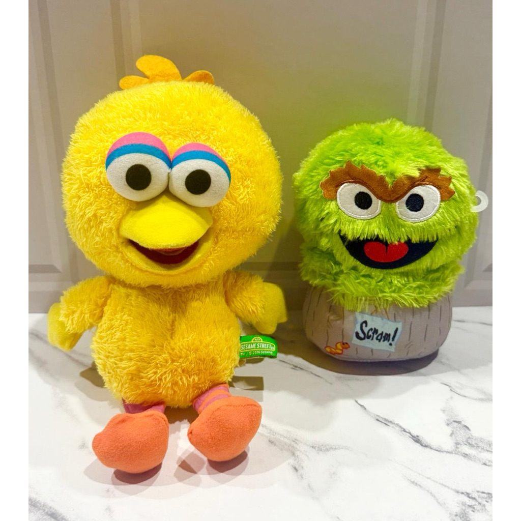 Jual Boneka Plushie Big Bird & Oscar Sesame Street | Shopee Indonesia