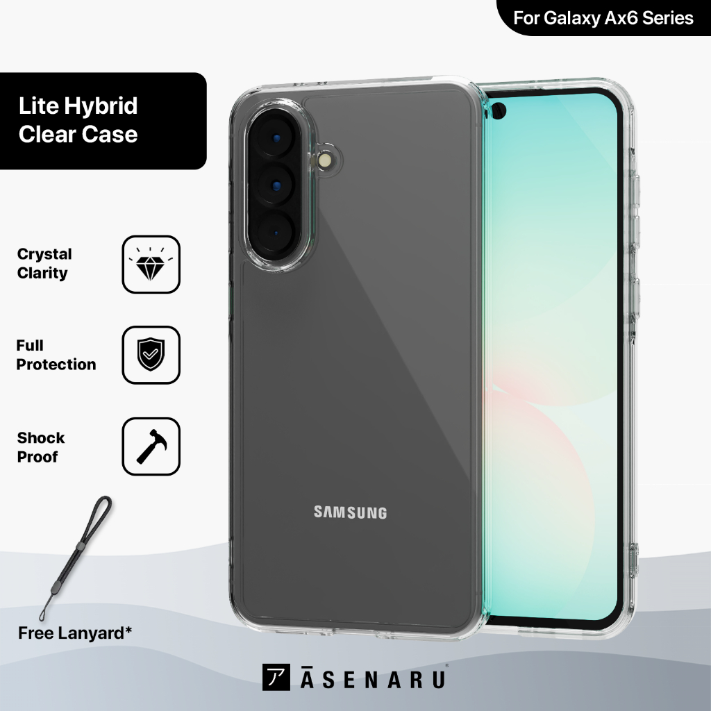 Jual Case Samsung Galaxy A16/A26/A36/A56 5G Asenaru Hybrid Lite Kasing ...