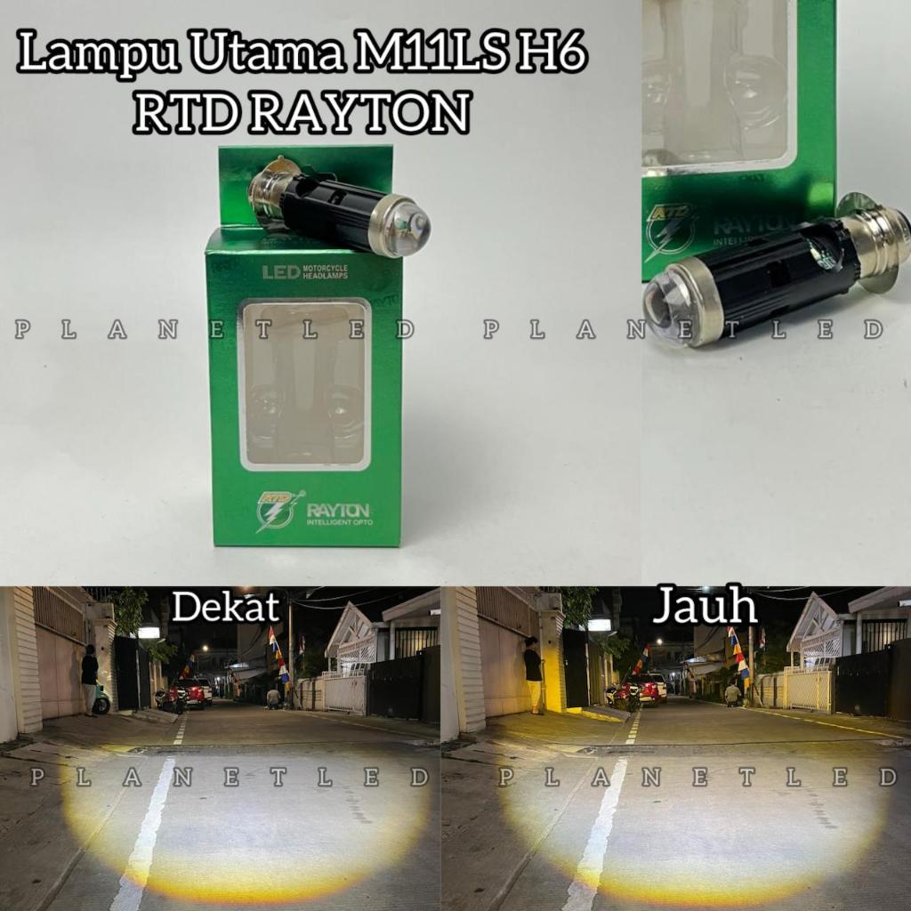Jual Lampu Utama RTD RAYTON M11LS Socket H6 D3 High Low Kipas Pendingin ...