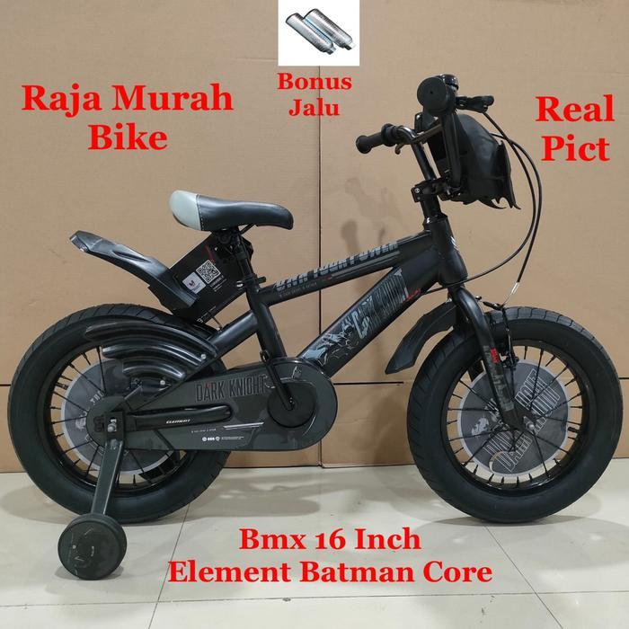 Jual Sepeda Anak Bmx Element Batman Core 16 Inch Ban Jumbo Sepeda Anak ...