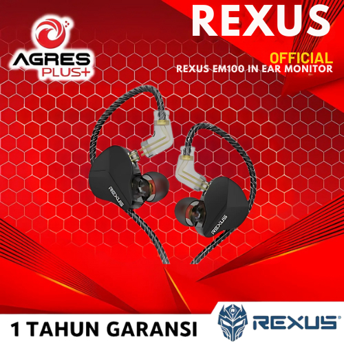 Jual Rexus EM100 / EM-100 IEM In Ear Monitor Detachable Cable Wired ...