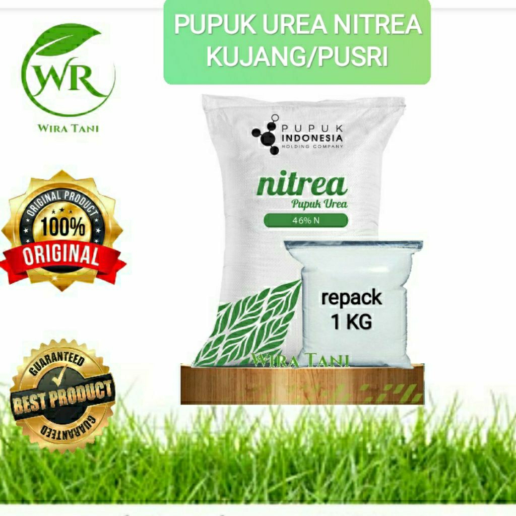 Jual Pupuk Urea Nitrea 1KG (Pusri/Kujang) non subsidi Ecer kemasan ...